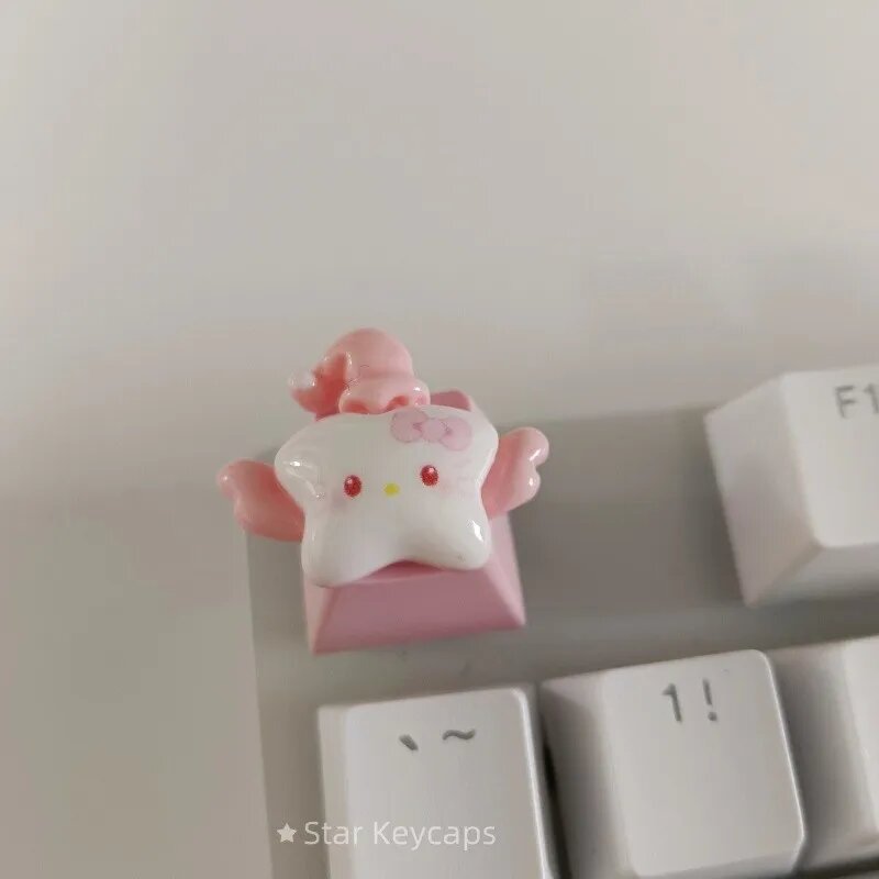 Sanrio Little Angel Kurumi Кейкапы для механических клавиатур Pink-4