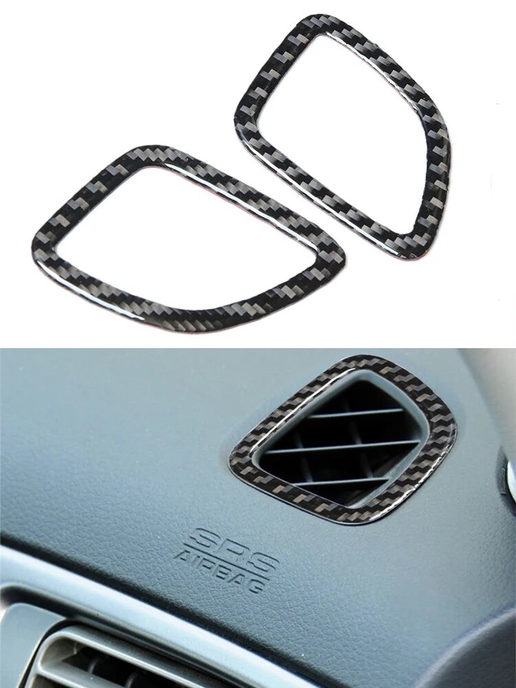 Наклейка на дефлектор приборной панели из углеродного волокна для Subaru Forester 2005-2008