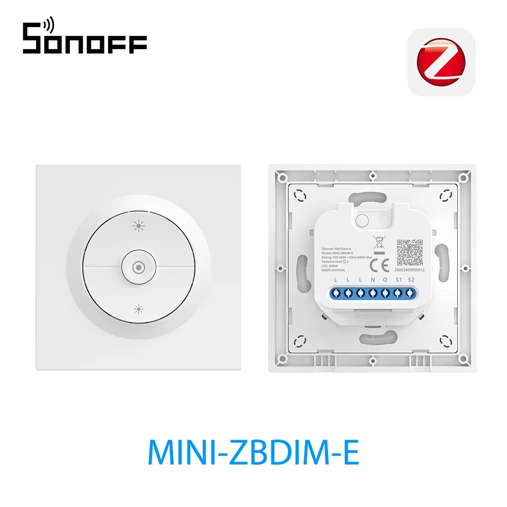 SONOFF MINI-ZBDIM-E Zigbee Диммер