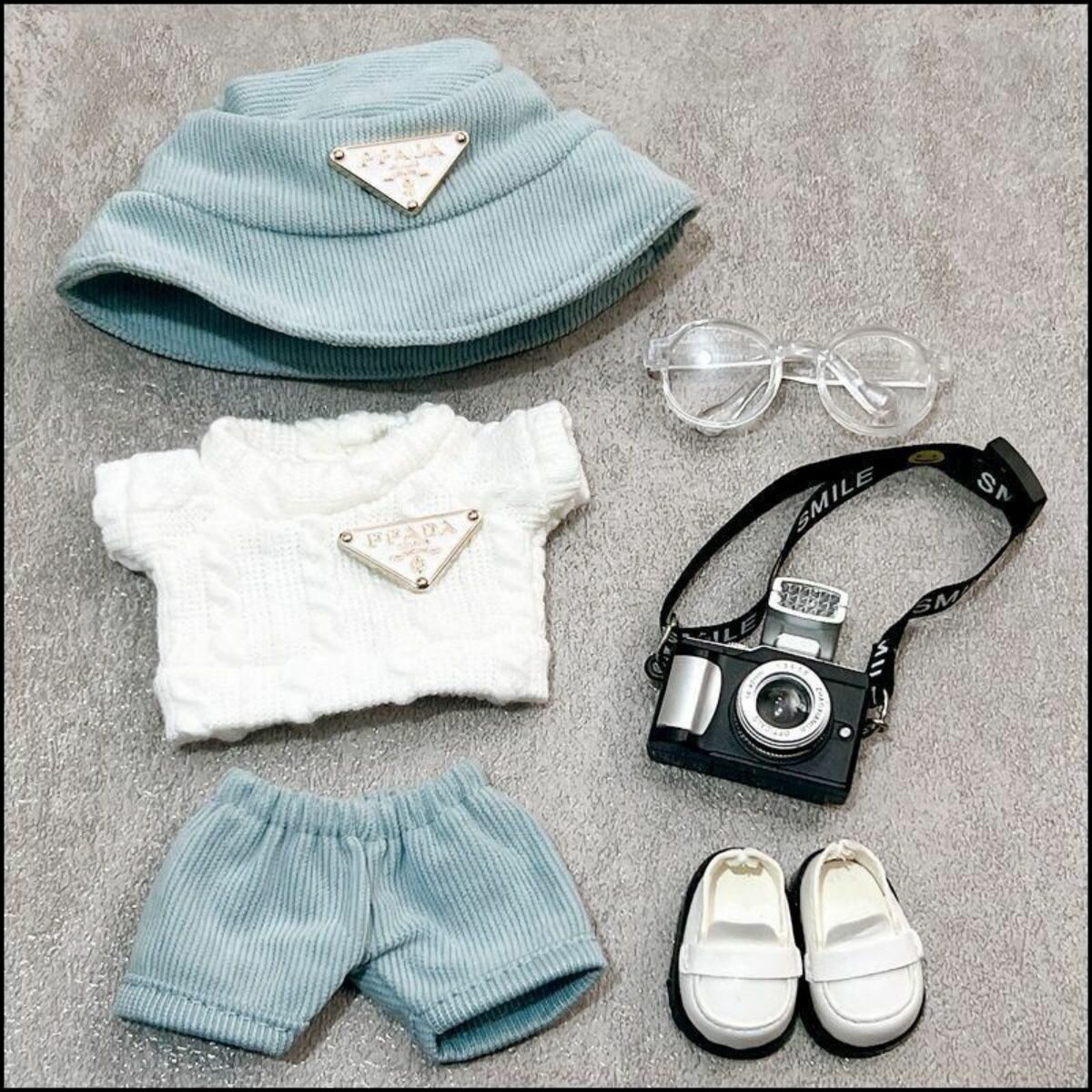 Набор аксессуаров для куклы лабубу, 17 см labubu