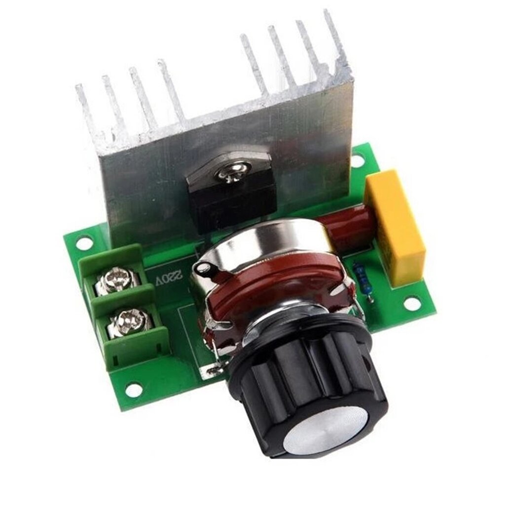 Регулятор электрического напряжения мощностью 4000 Вт 220 В, Регулятор скорости двигателя, Диммер для затемнения