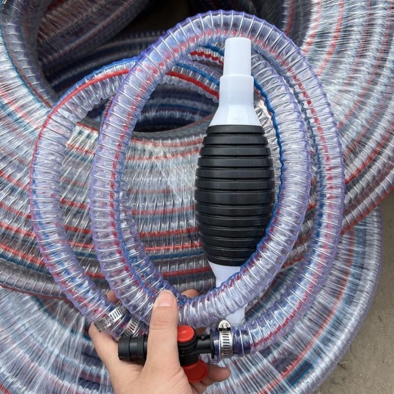 Горячая продажа SG, сверхбольшая ручная масляная насосная помпа толщиной 6/8 дюйма для бензина и дизеля, самовсасывающая масляная трубка