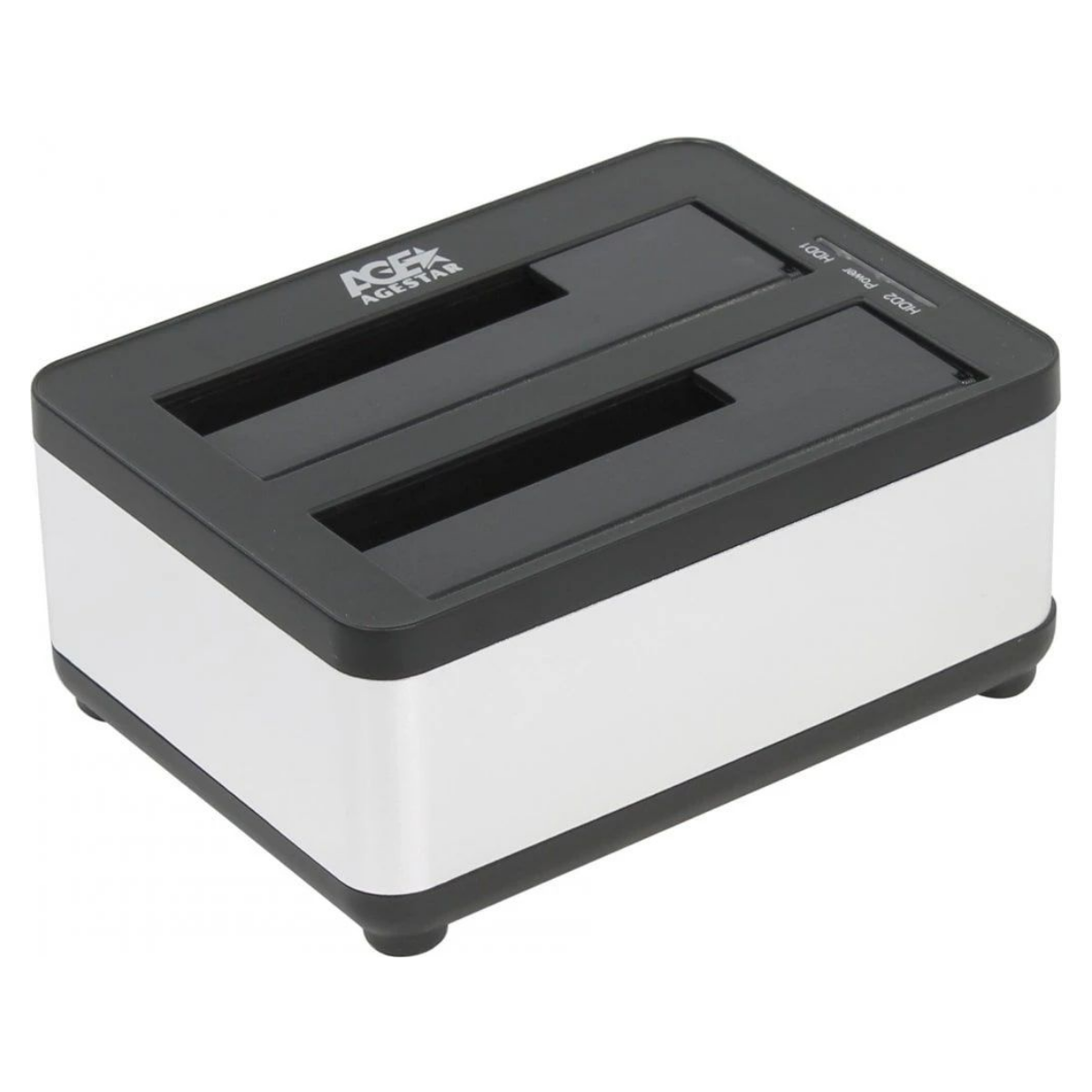 Док-станция для HDD AgeStar 3UBT8 clone, серебристый, 2.5"/3.5" SATA