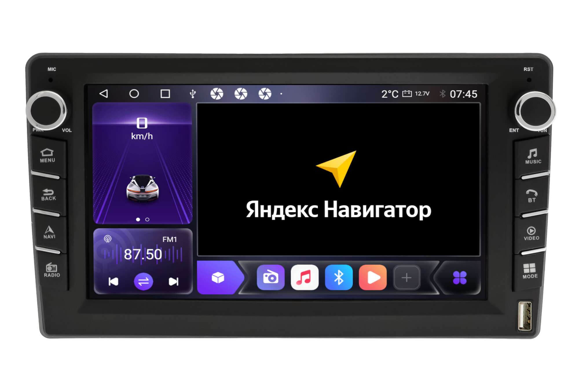 Магнитола Nissan Pathfinder 2010 - 2014 взамен дисплея / 8 дюймов, 4/32GB, 8 ядер, DSP, 4G, Android 10 / Wide Media