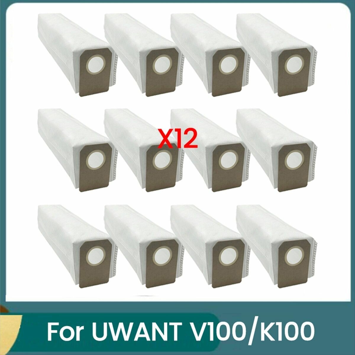 Пылесборник Для Пылесоса UWANT V100/K100, Аксессуары 12 Шт.