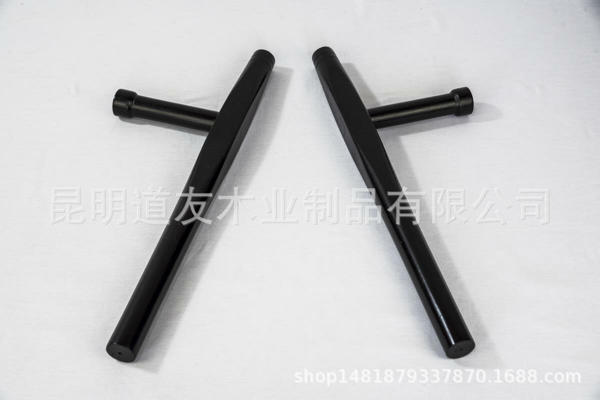 Т-образная трость из дерева Цинган, твердая древесина, оборудование для боевых искусств, защита и безопасность, Т-образная трость, средства безопасности, Т-образная трость, принадлежности для боевых искусств