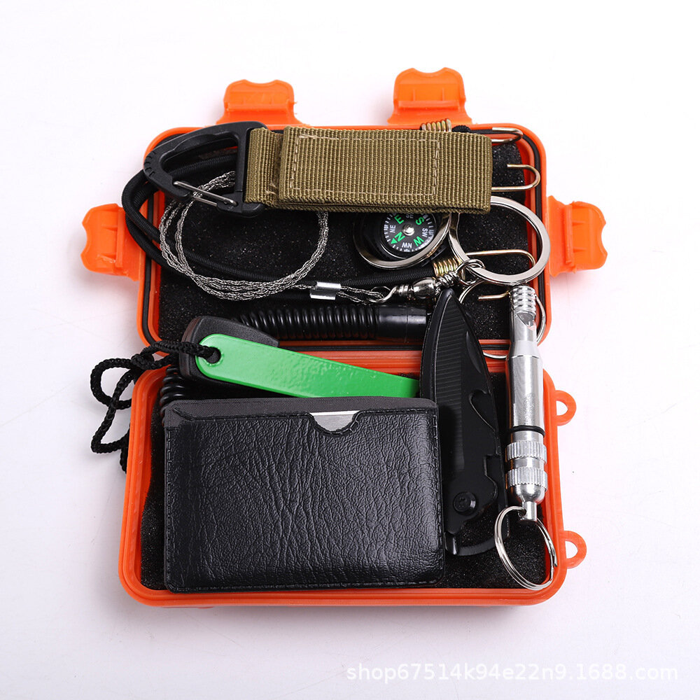 2026 Новейший набор для выживания на природе, многофункциональный набор инструментов для выживания, аптечка первой помощи для активного отдыха, SOS аварийные принадлежности напрямую от производителя