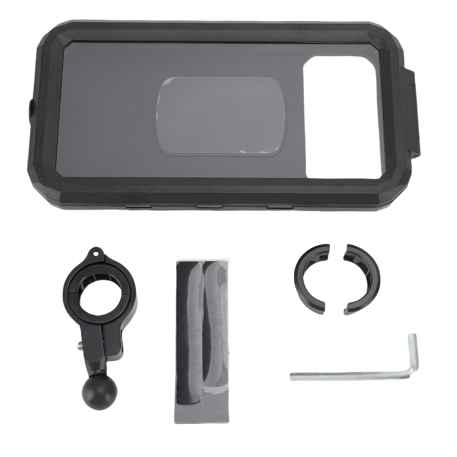 Водонепроницаемое крепление для телефона на велосипед с вращением на 360 градусов и высокочувствительным сенсорным экраном, держатель на руль мотоцикла для экранов 5,5-6,8 дюймов.