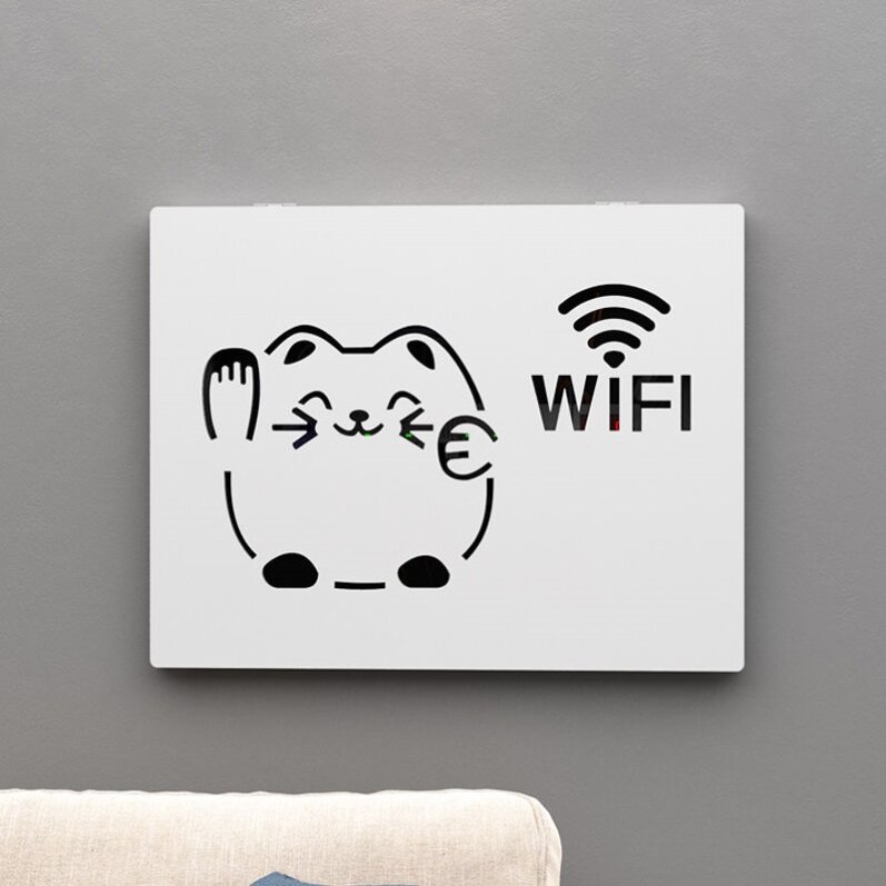 Коробка для электрического счетчика, скрытый артефакт, крышка для слабого тока, мультимедийная информационная сетевая коробка, ультратонкая декоративная пластина, не требует сверления