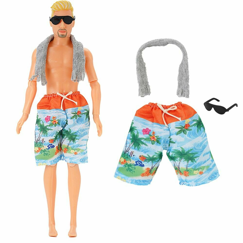 1 Комплект аксессуаров Солнцезащитные очки для куклы Кен Летние шорты