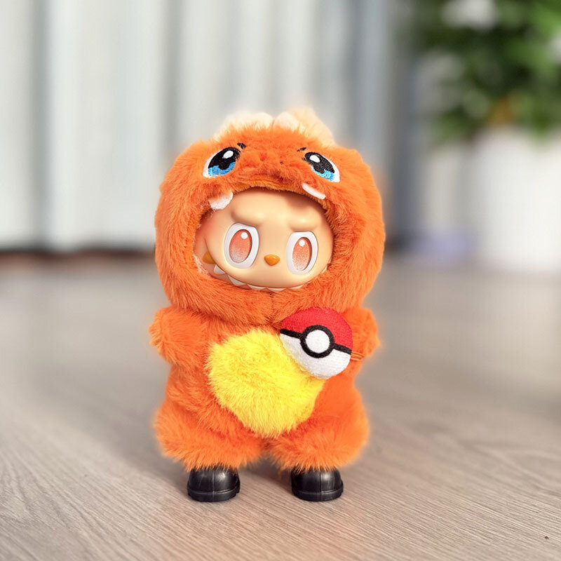 Продажа только детской одежды】Первое, второе и третье поколение подвесок для одежды Labubu, набор детской одежды Labubu, милый набор Pokémon Pikachu