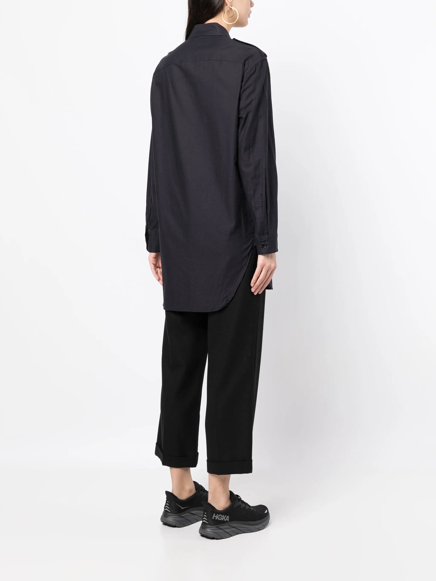 Рубашка Yohji Yamamoto, размер 2, синий — фото 1
