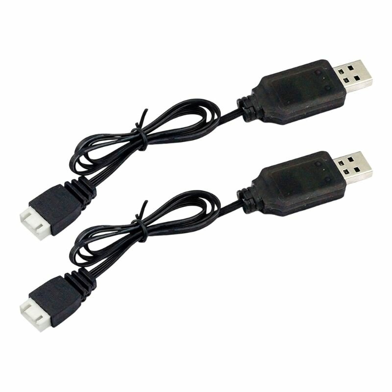 (2 кабеля) Зарядное устройство для аккумулятора 7.4V игрушечной RC-машины - Разъем XH 4P