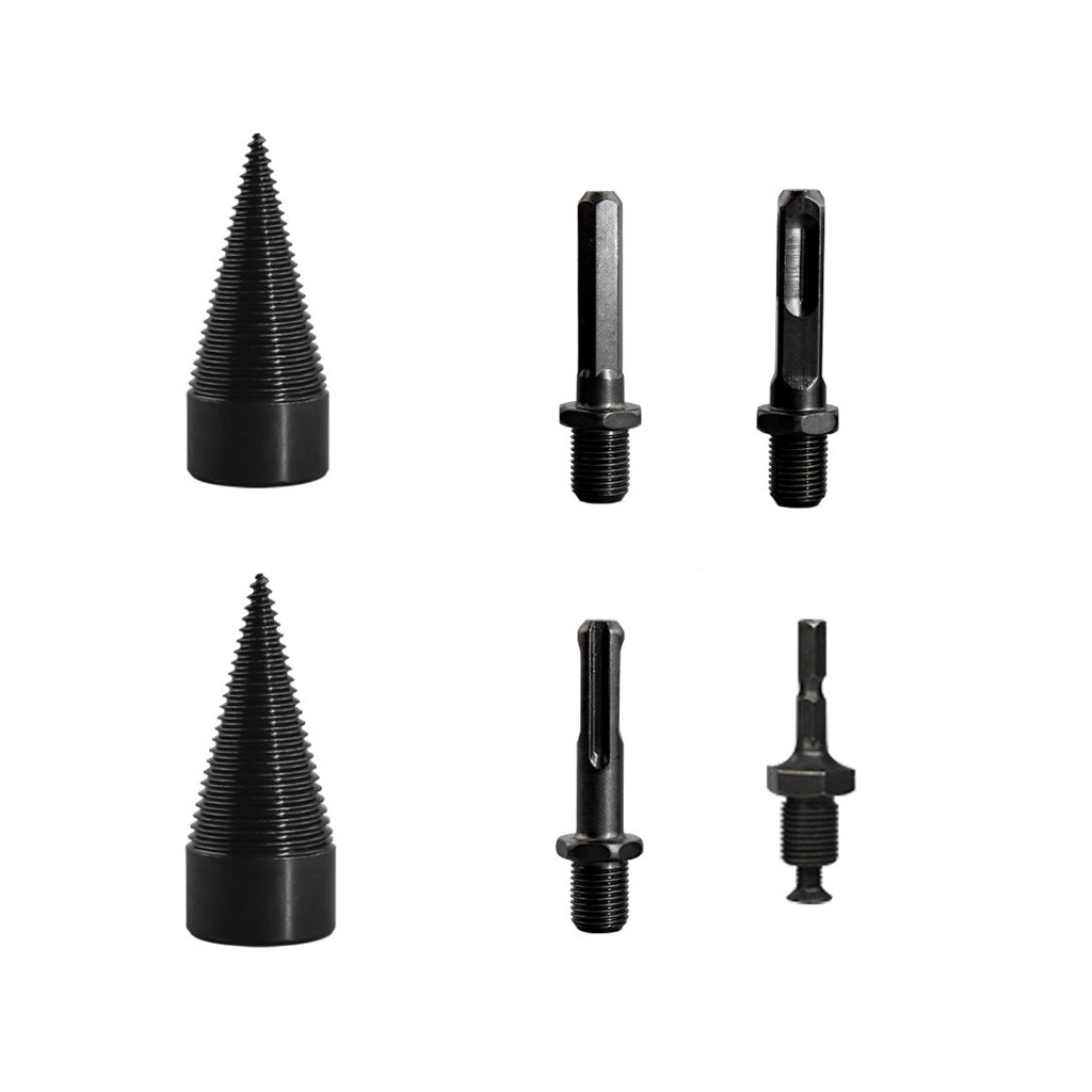 Набор Колющих Сверл С Шестигранным Хвостовиком 32 мм 42 мм Инструмент Для Колки Древесины Для Колки Дров С Удлинительными Стержнями