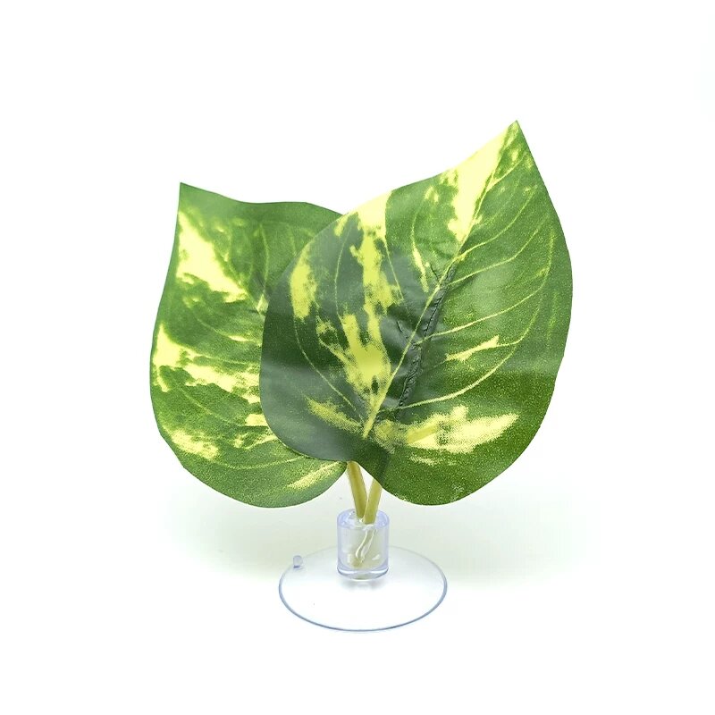 Пюре из фруктов для гекконов, волшебная поилка для животных, имитирующая листья, ландшафтный дизайн с водным элементом,