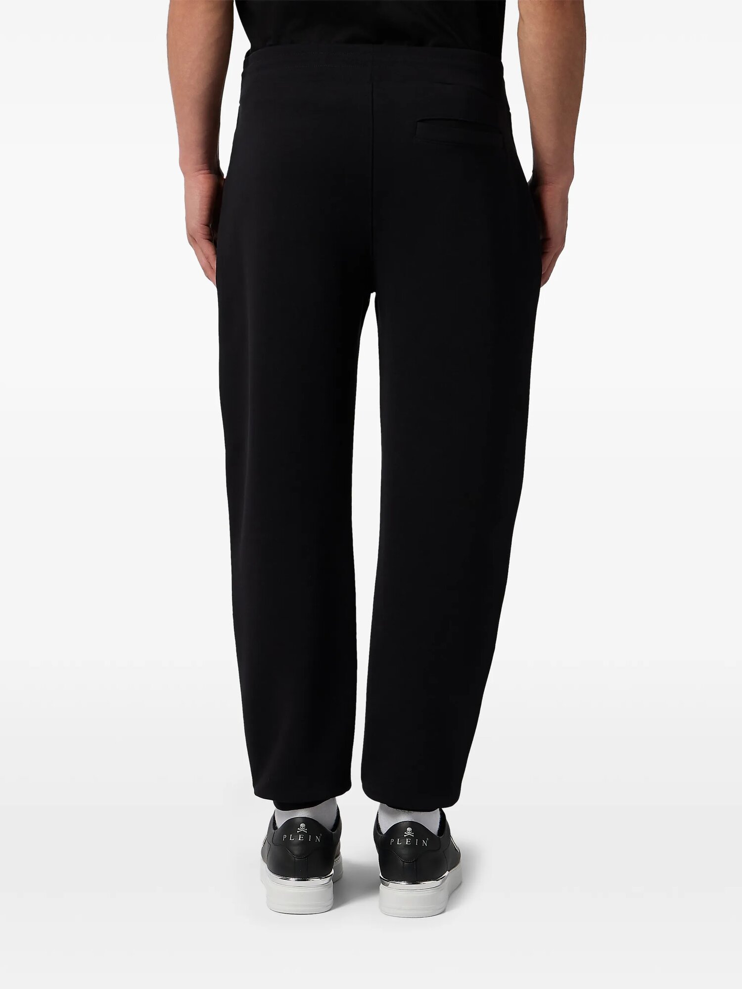 Брюки PHILIPP PLEIN Logo sweatpants, размер 48, black/black — фото 1