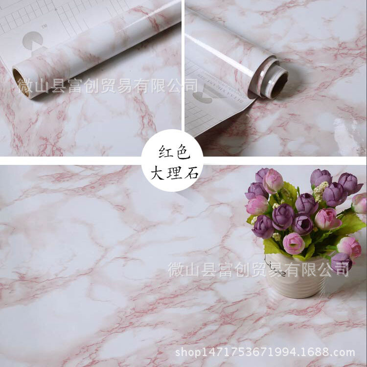 Утолщенные мраморные наклейки для кухни, маслостойкие, водонепроницаемые, самоклеящиеся, для плиты, шкафа, столешницы, ванной, плитки, стен