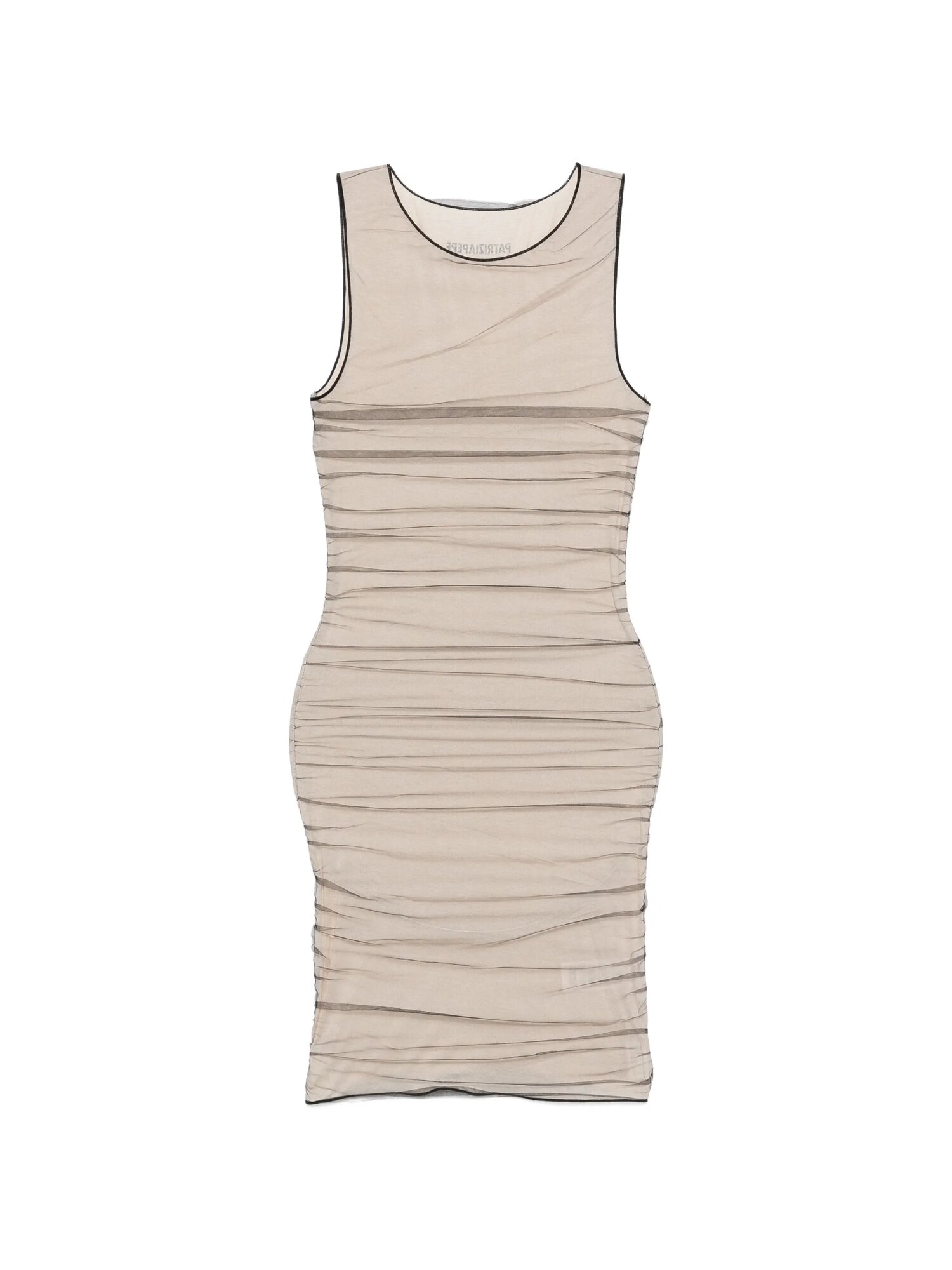 Платье Tulle fitted mini dress