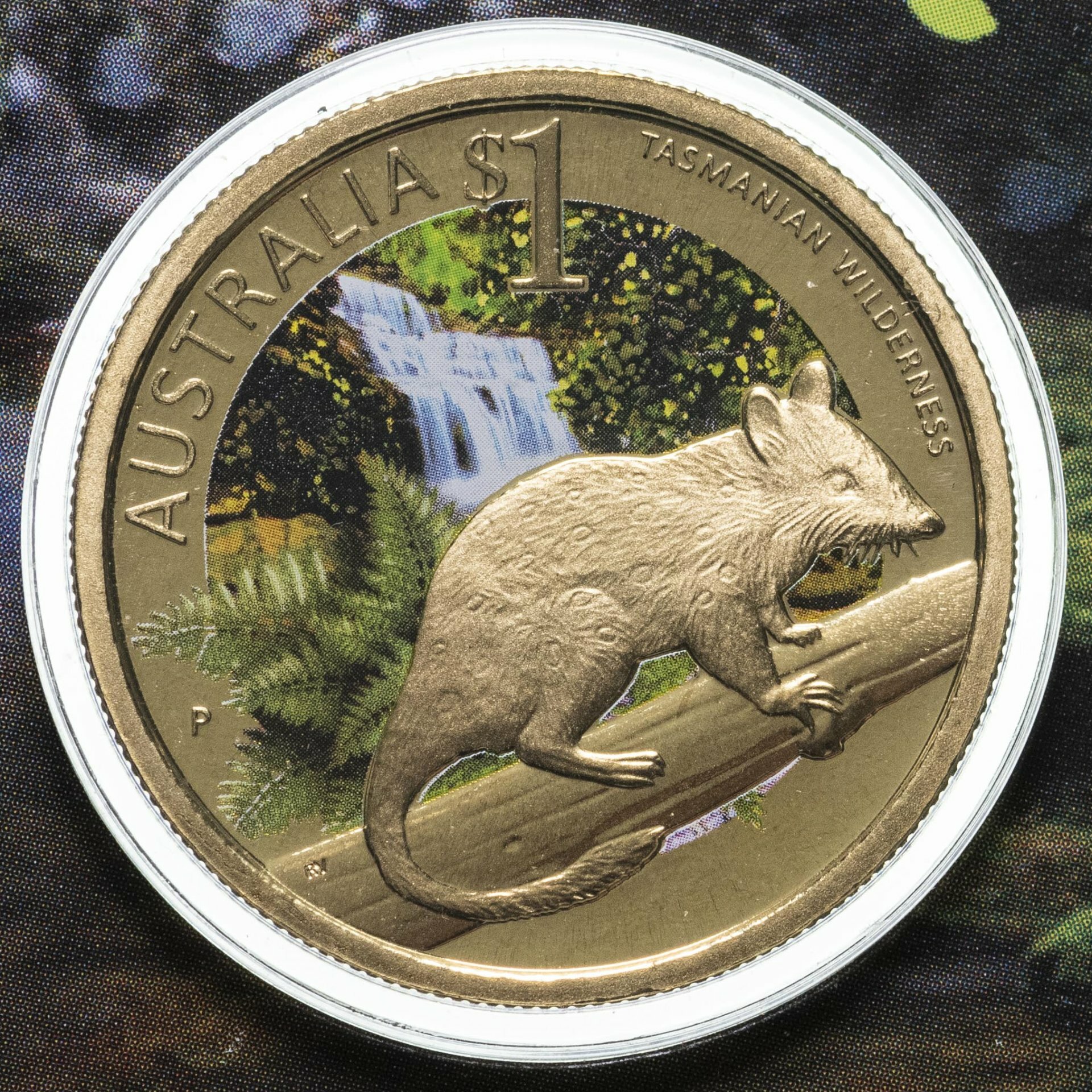 Австралия 1 доллар 2010 "Тасманийский дьявол", Алюминиевая бронза, в сохранности UNC