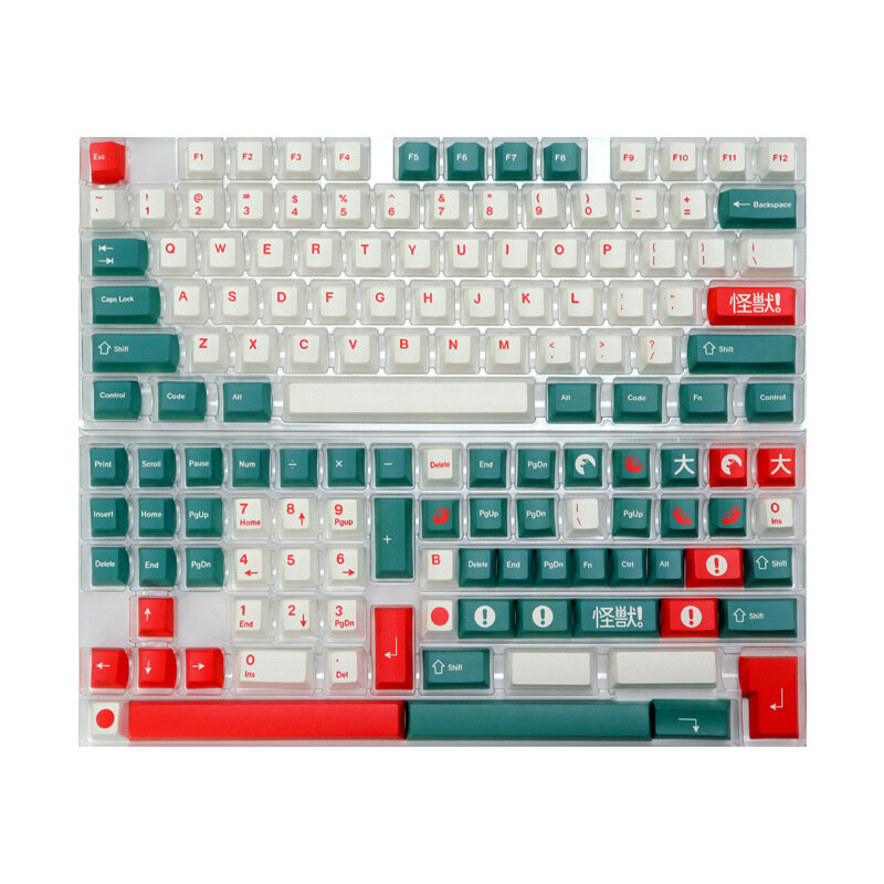 GMK Monster Keycaps Оригинальная высота, толстый материал PBT, пятисторонняя термопереносная печать для кастомных