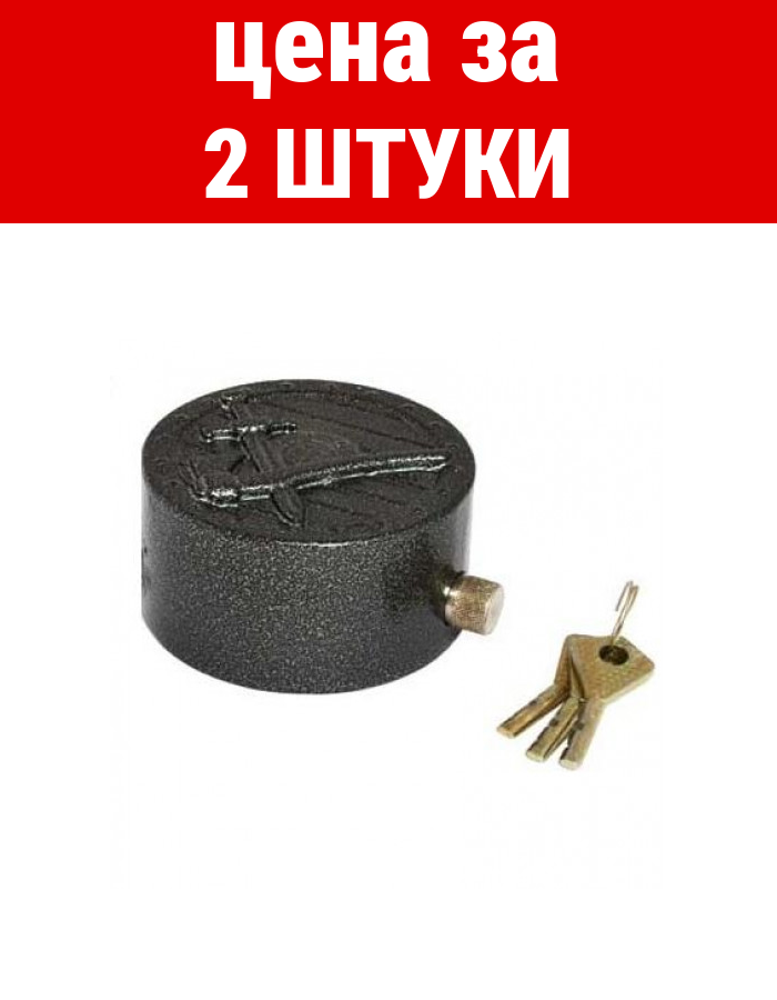 Комплект 2 шт, замок навесной ВС2-11 ЩИТ ЧАЗ