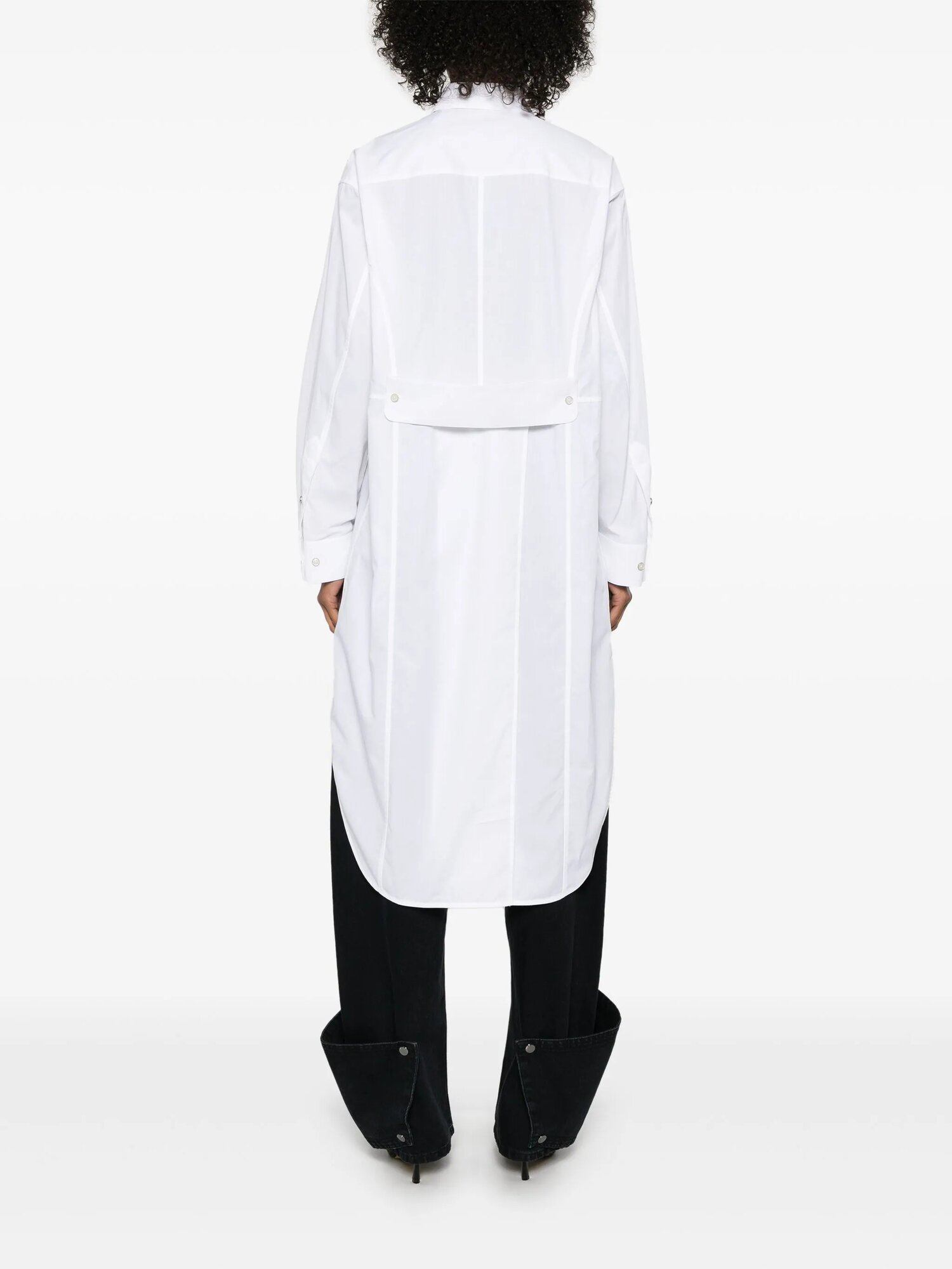 Рубашка Helmut Lang Apex Tail, размер XS, белый — фото 1