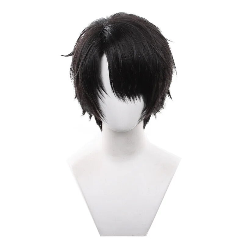 Косплей костюм Caleb Marry черный Love and Deep Space S, only wig