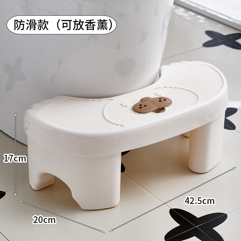 【Премиум выбор】Табурет для ванной комнаты, подставка для ног для взрослых, домашнее использование, сидячий артефакт, усиленный, утолщенный, нескользящий табурет для ног