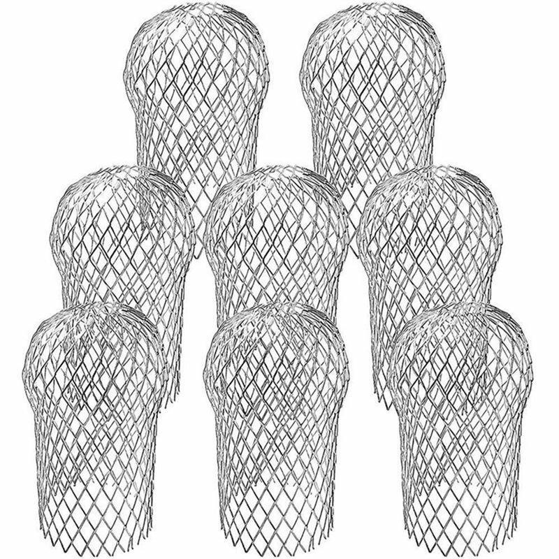 Защита водосточной трубы из 8 пакетов, защита от засорения водостока