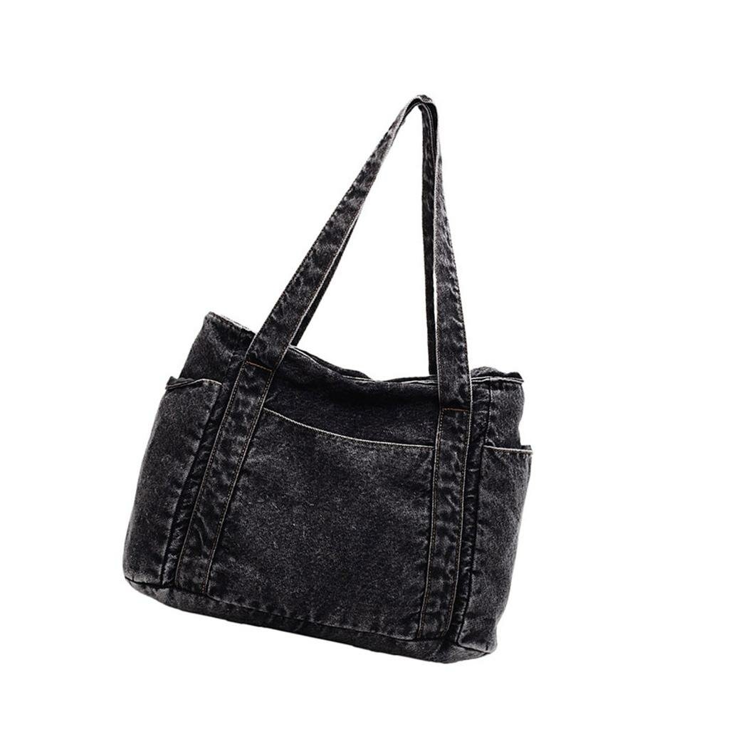 Женская сумка, джинсовая сумка для подмышек, сумка через плечо большой емкости, трендовая сумка для подмышек