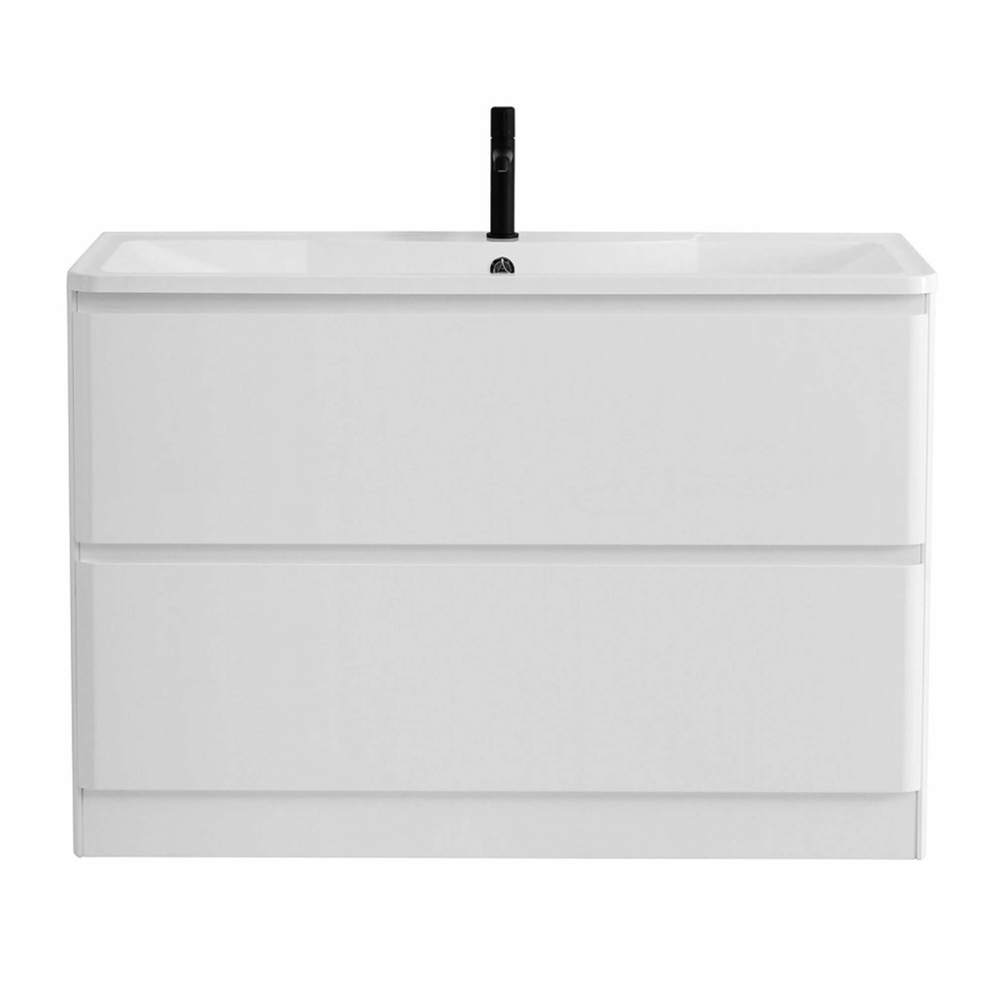 База под раковину BelBagno ALBANO-1200-2C-PIA-BL, напольная, 2 ящика, белая, глянцевая