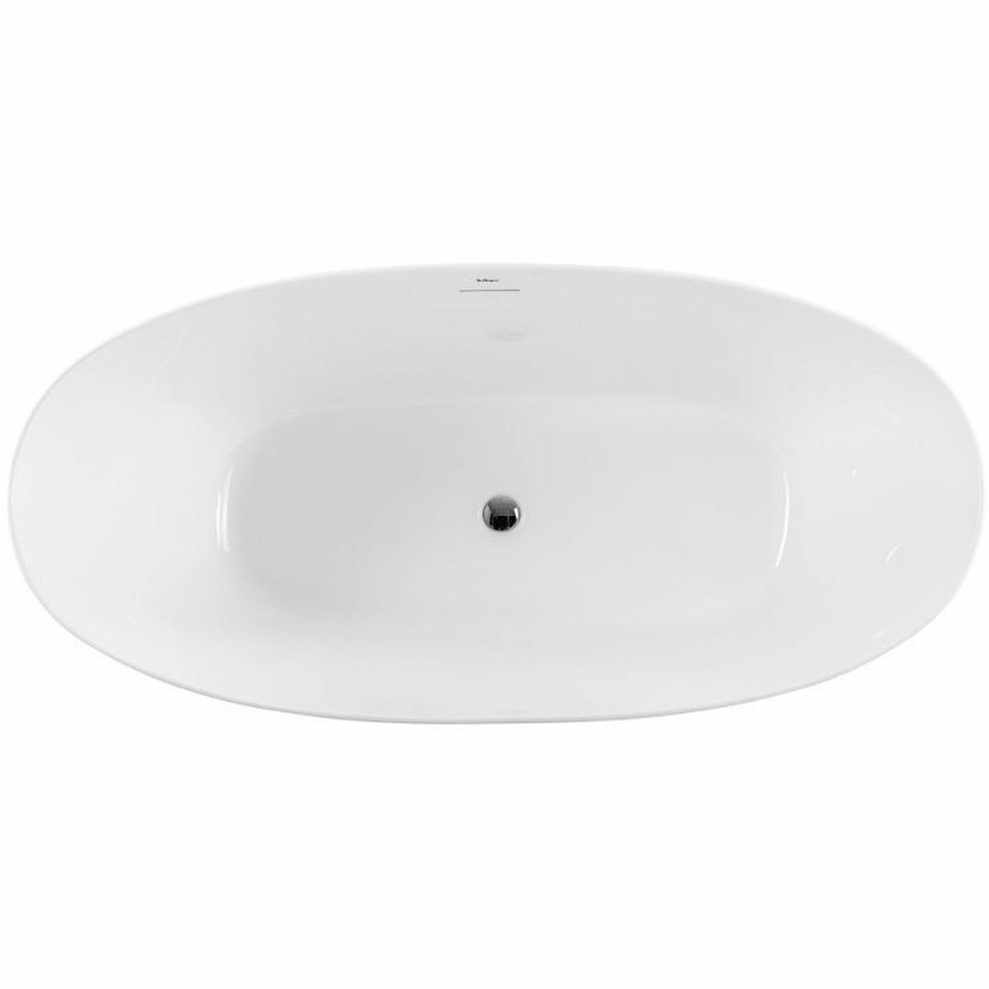 Ванна BelBagno BB414-1700-800, овальная, отдельностоящая, акрил, белая, 170x80 см