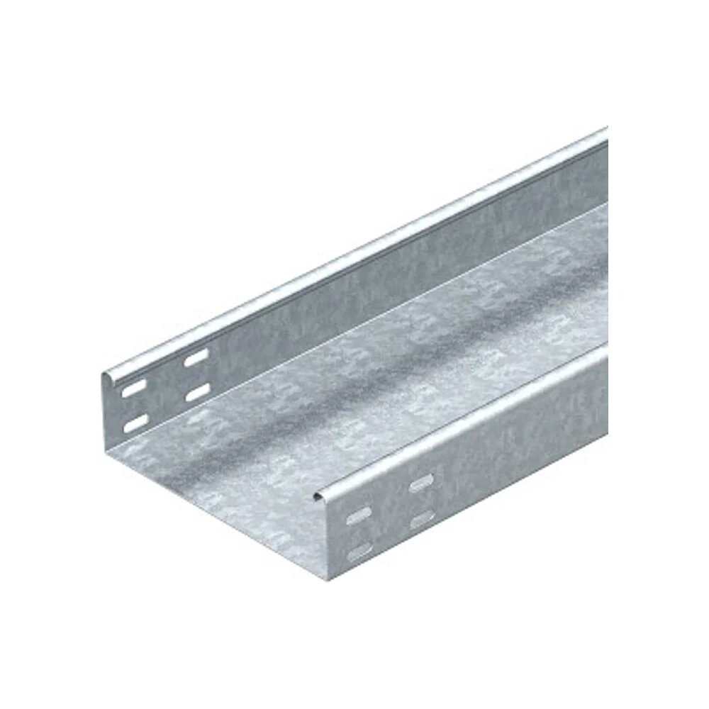 Лоток листовой кабельный OBO Bettermann MKSU 640 FS, 60x400x3000 мм, S=1 мм, неперфорированный, сталь, конвейерный цинк 6063225
