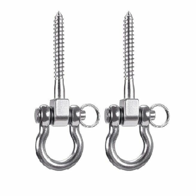 Крюк крепежный 38 x, головка: Резьбовая, 2 шт. 130 г