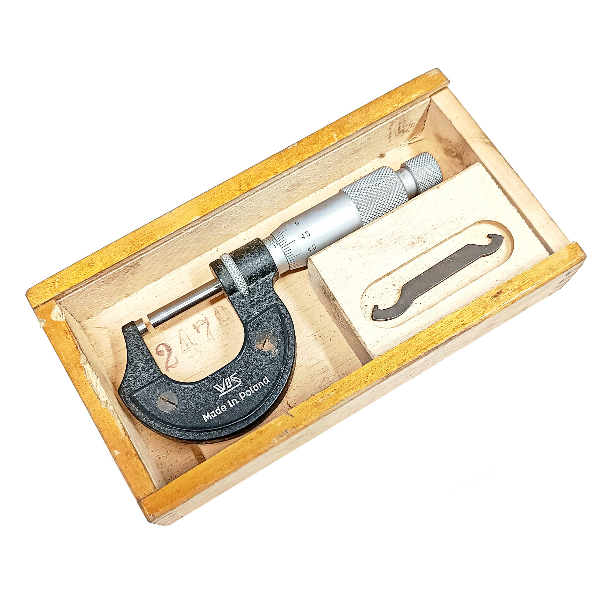 Микрометр Гладкий МК-25 0-25мм (0,01) Poland