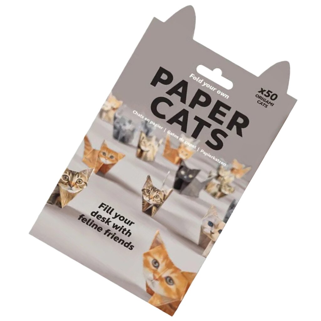 Складное животное Оригами своими руками-Кошка