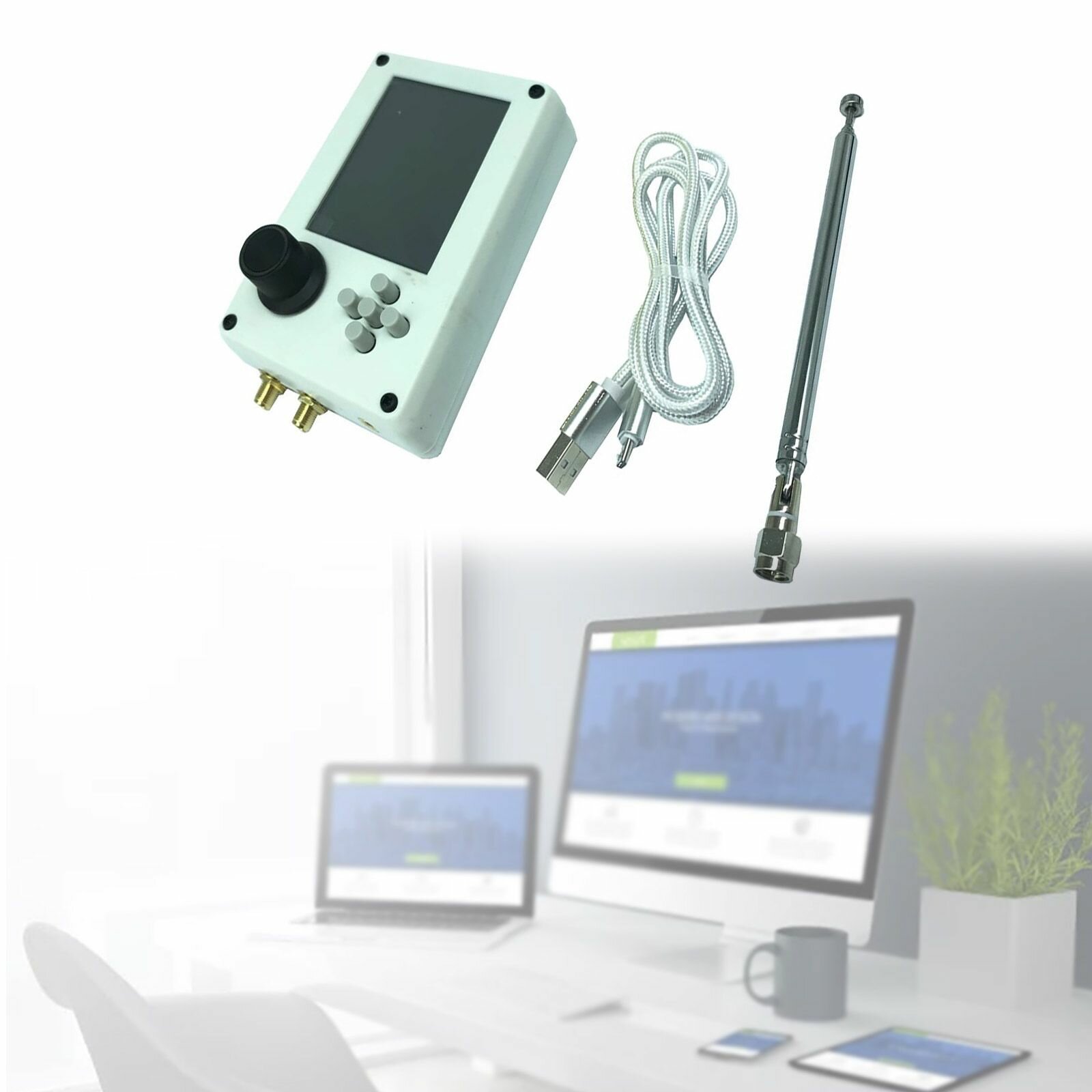 Радиосистема 1 мг-6 ГГЦ с 32-дюймовым TFT-дисплеем 240X320 + антенна для одного порта Pack H2