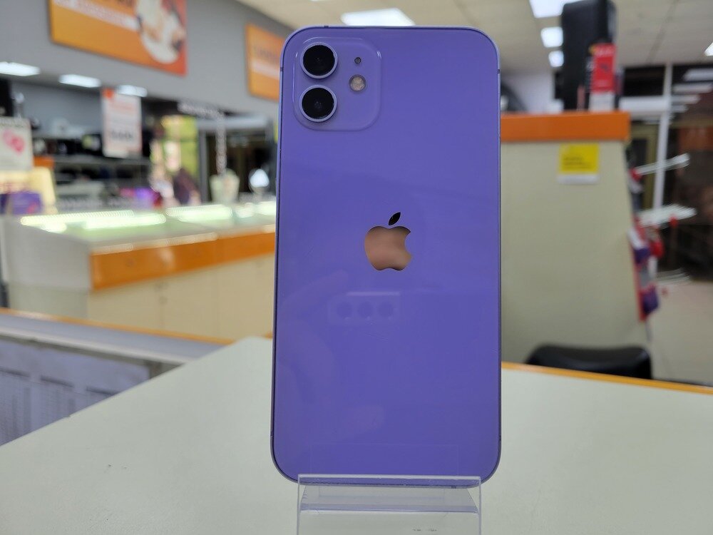 Apple Смартфон Apple iPhone 12 64GB (RU/A) (64 ГБ, Синий, 4 ГБ, RU) б/у с наценкой