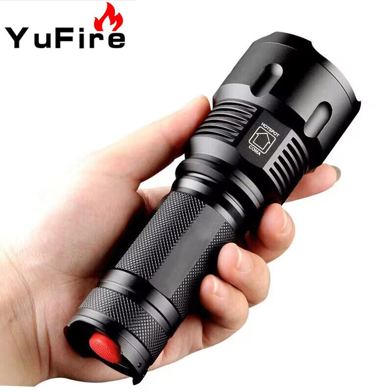 Фонарик X7 сильный свет 26650 перезаряжаемый дальний домашний зум уличный светодиодный прожектор T6 самооборона