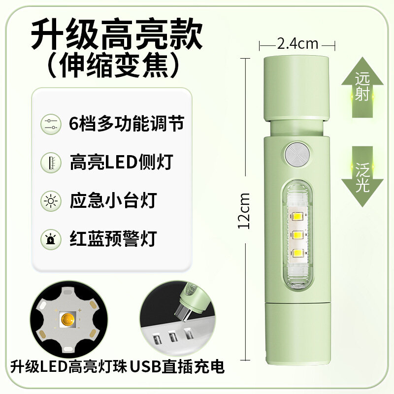 Dingeng фонарик светодиодная зарядка большой мини-отель пожарный дом наружный портативный аварийный свет производитель
