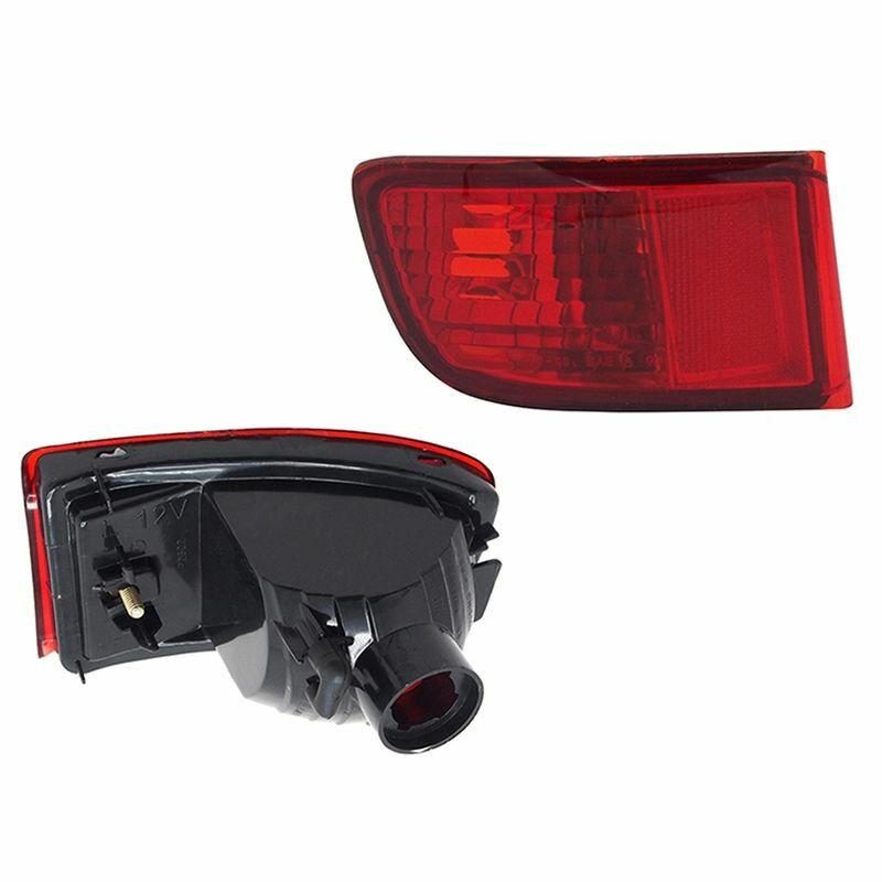 Фонарь левый задний в бампер для Toyota Land Cruiser Prado 120 2002-2009, Тойота Ленд Крузер Прадо 120 фонарь левый задний в бампер SAT ST-212-2924L, oem 8159160131