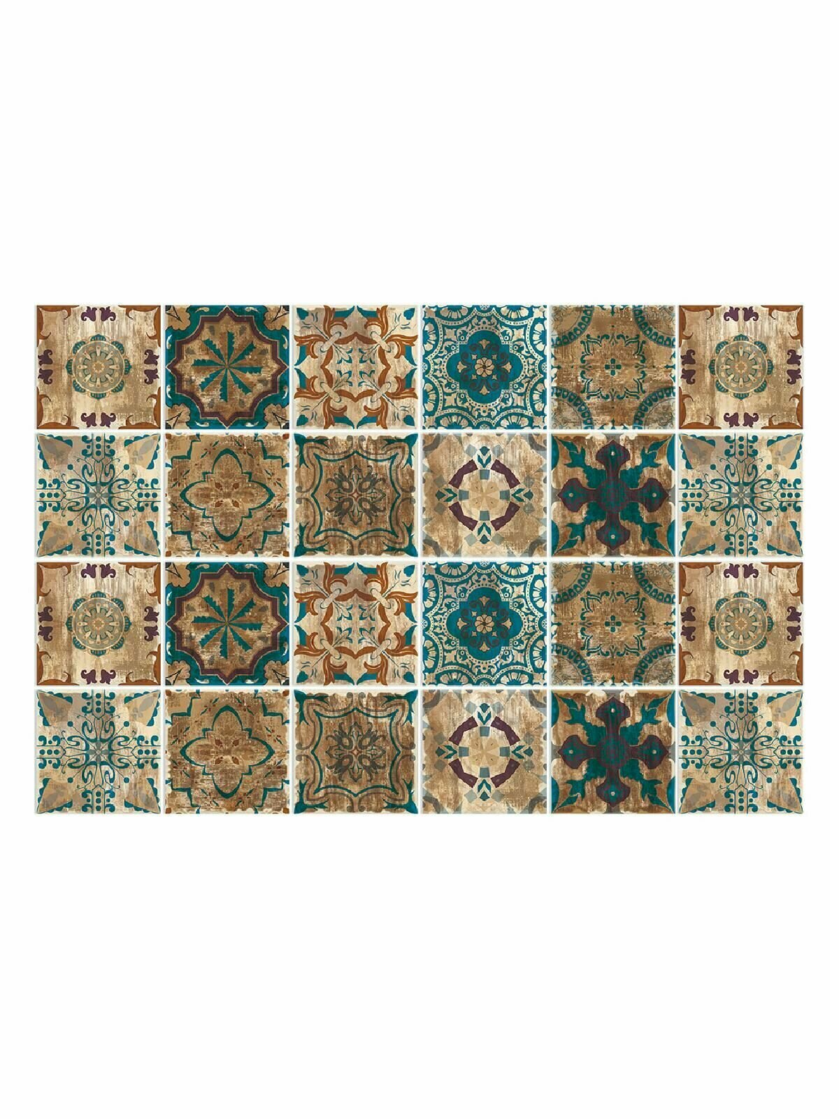 Набор из 10 PVC художественных плиток для стен HZ043-20CM