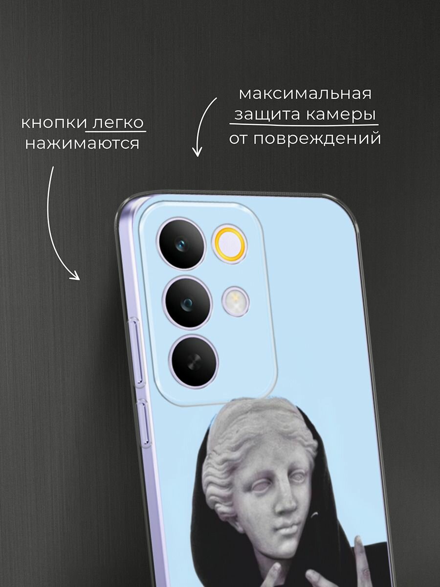 Чехол на Realme C85 Pro / Реалми C85 Про с принтом SWAG статуя — фото 1