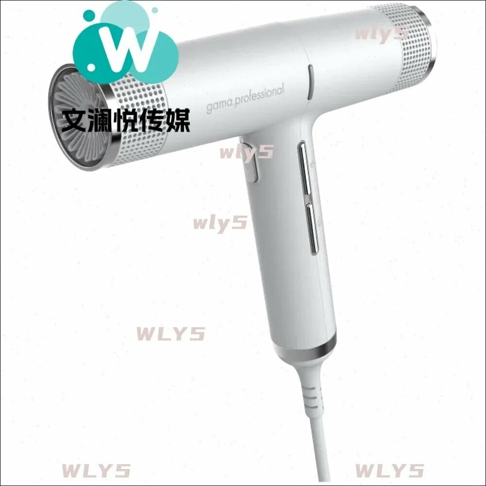 Фен для волос IQ Perfetto 2000 Вт, скоростей 3, серебристый, белый