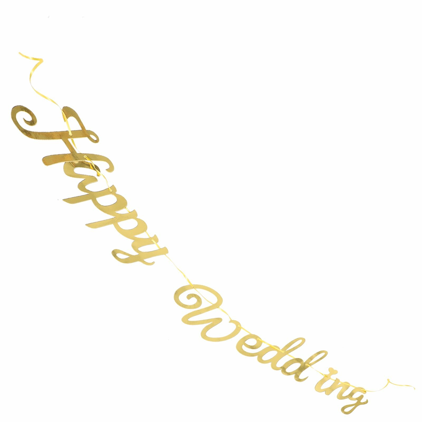 Свадебный Баннер С Бронзовым Оттенком, Золотой, Из Материалов Зеркальной Бумаги, Для Создания Радостной Атмосферы, 1 Комплект