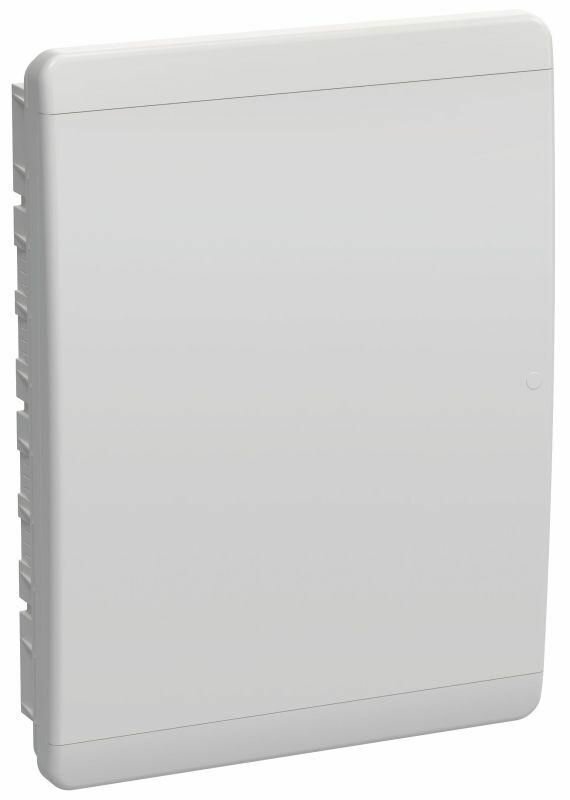 Корпус пластиковый ЩРВ-П-54 IP41 бел. дверь TEKFOR IEK TF5-KP13-V-54-41-K01-K01