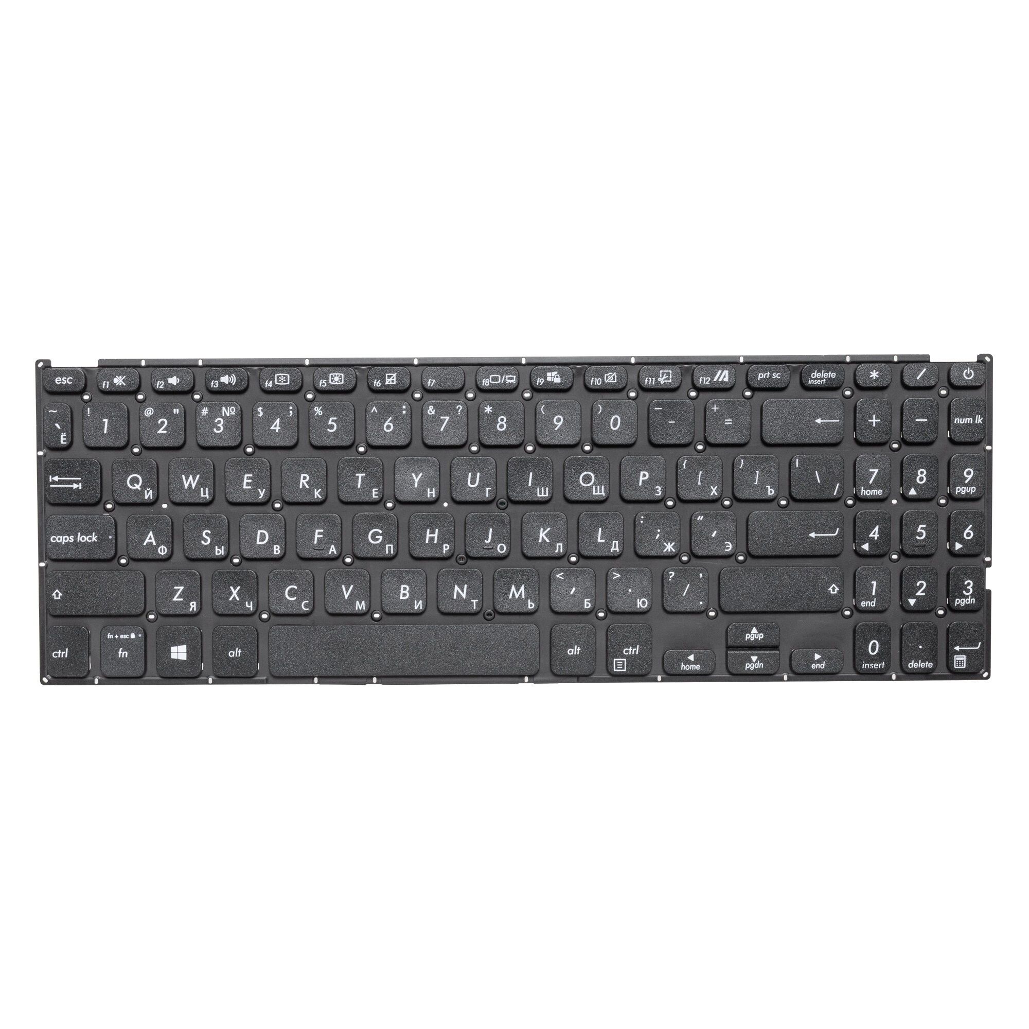 Клавиатура для ноутбука Asus M515DA / Asus VivoBook X515EA / Asus X515JA / Asus M509DA / Asus F515JA / Asus M509DJ / Asus D509DA - черная ORG
