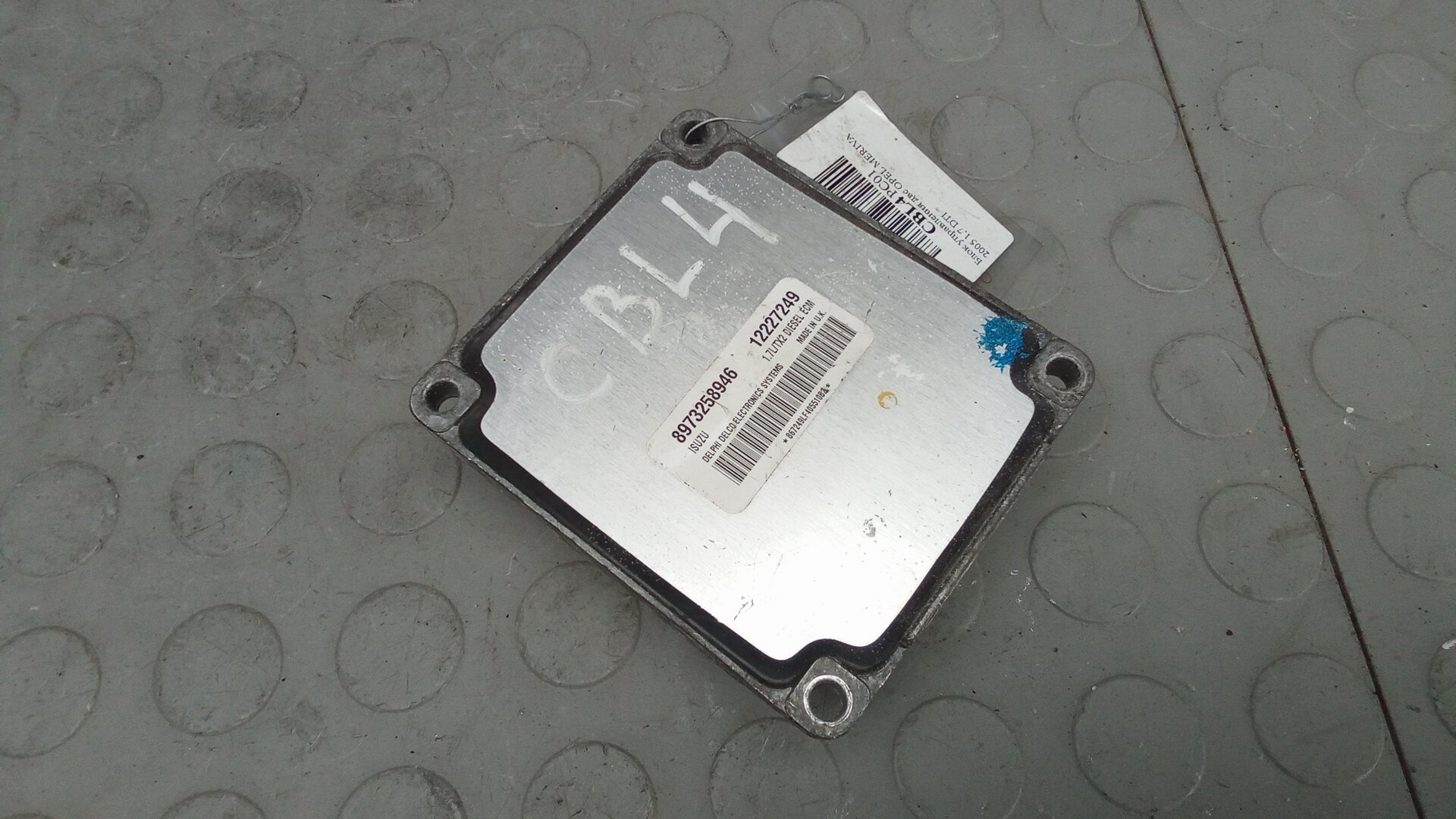 Блок управления двс OPEL MERIVA A, Номер 8973258946, 12227249