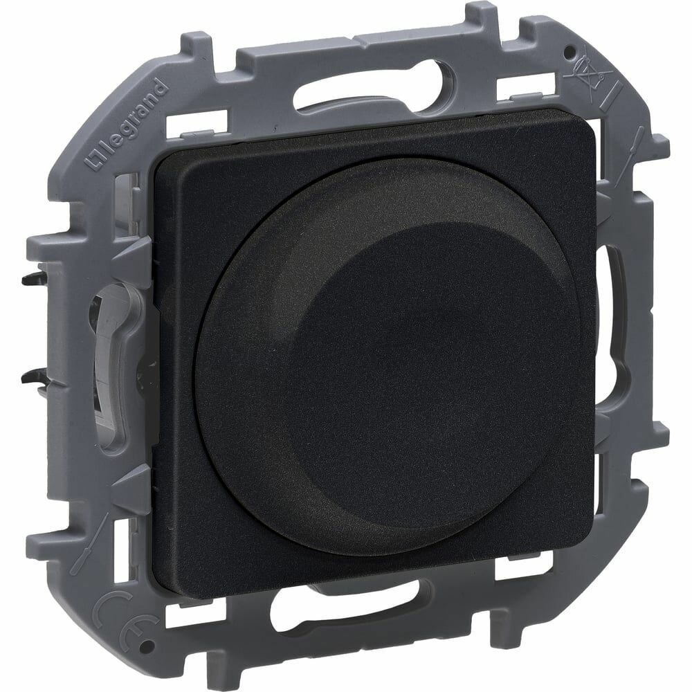 Механизм светорегулятора поворотного Inspiria 300Вт без нейтрали антрацит IEK 673793