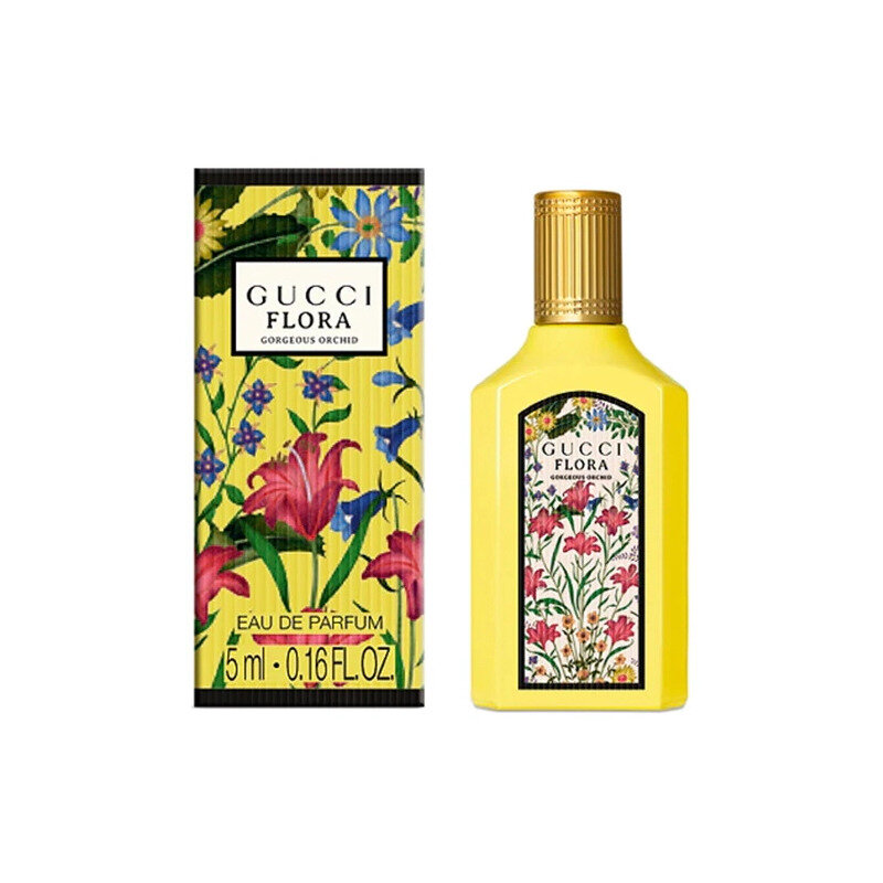 Парфюмерная вода для женщин Gucci Flora Gorgeous Orchid 5 мл / Духи Гуччи Флора Горджес Орхид